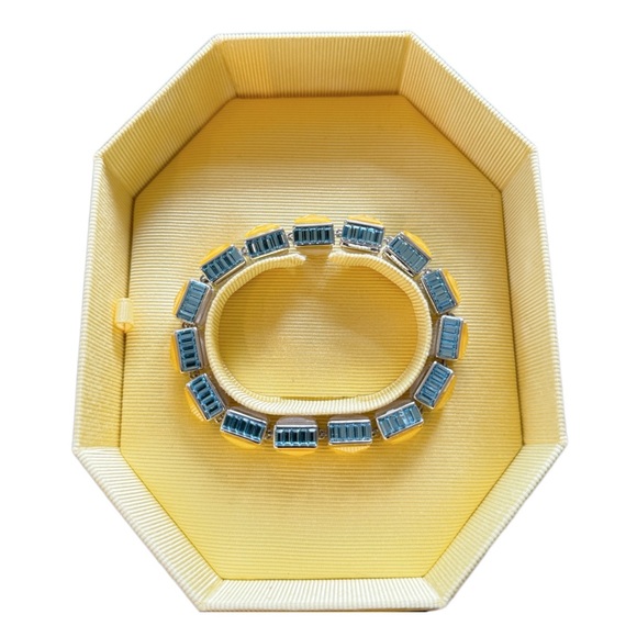 Swarovski | Jewelry | Swarovski Octagon Mellinia Bracelet Yellowwhite ...